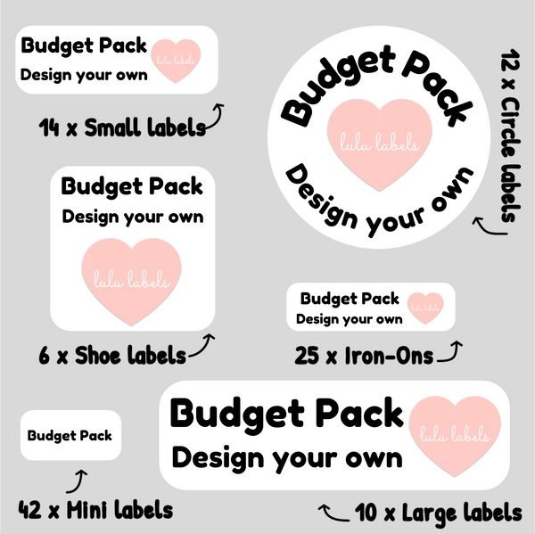 Design Your Own Budget School Label Pack – Lulu Labels