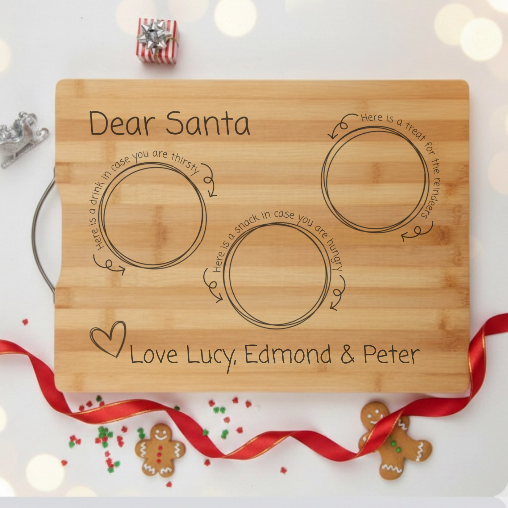 Santa Snack Board – Lulu Labels